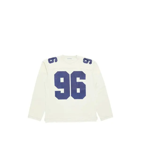 Acne Studios Cotton Jersey Sweatshirt With Number Print - Multicolor