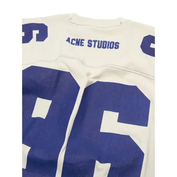 Acne Studios Cotton Jersey Sweatshirt With Number Print