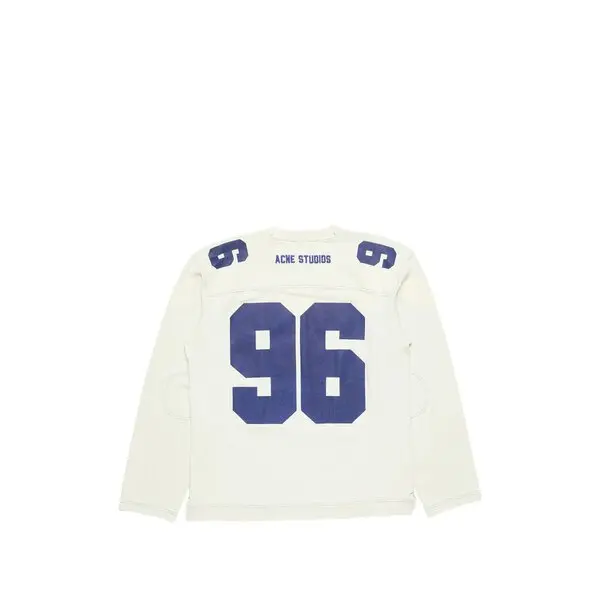 Acne Studios Cotton Jersey Sweatshirt With Number Print