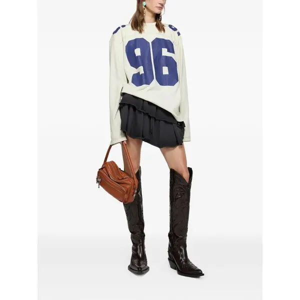 Acne Studios Cotton Jersey Sweatshirt With Number Print