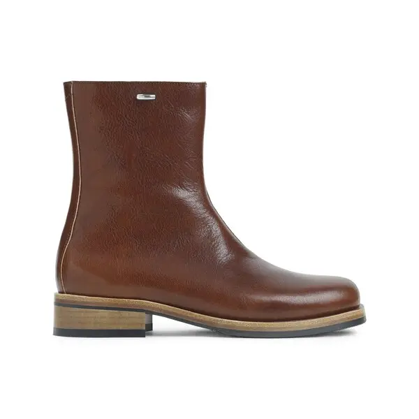 Our Legacy Camion Boots Leather Zip-up Ankle Boots
