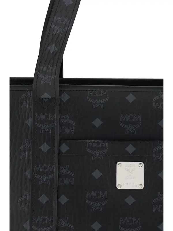Mcm Aren Visetos Tote Bag