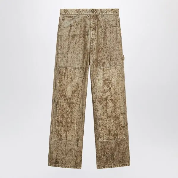 1989 STUDIO Camouflage Denim Carpenter Pants