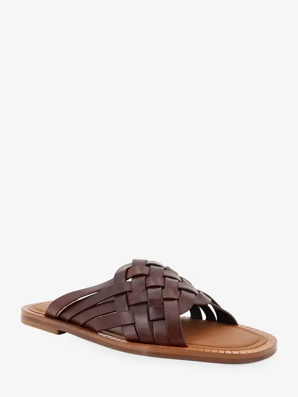 Miu Miu Braided Leather Sandals - Multicolor