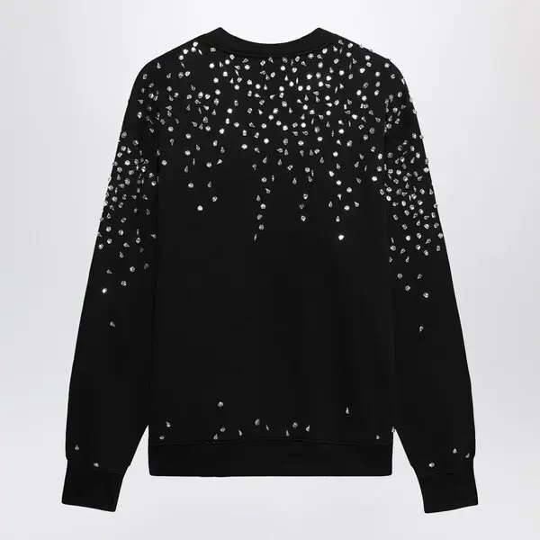 1989 STUDIO Crew Neck Sweatshirt With Crystal Embellishments