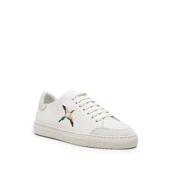 Axel Arigato Calf Leather Embroidered Bird Sneakers