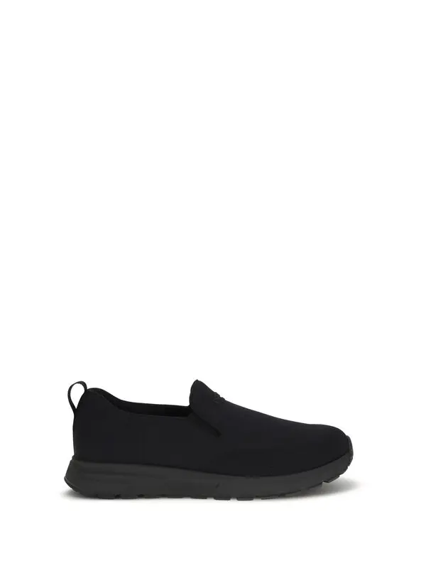 Prada Jersey Slip-on Sneakers - Black
