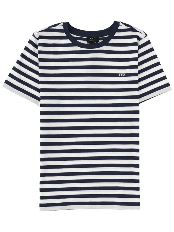 A.p.c. Striped T-shirt - Blue