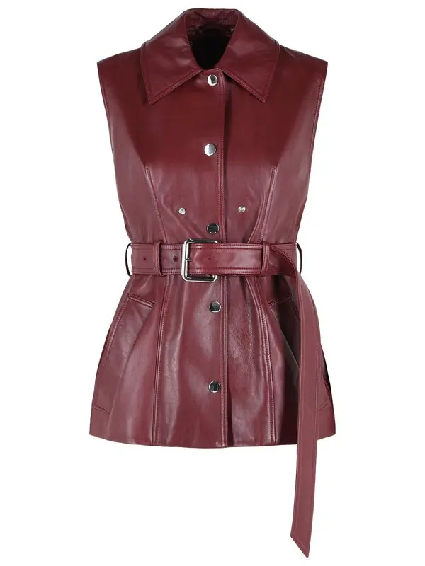 Sportmax Two-piece 'tenzone' Nappa Leather Set