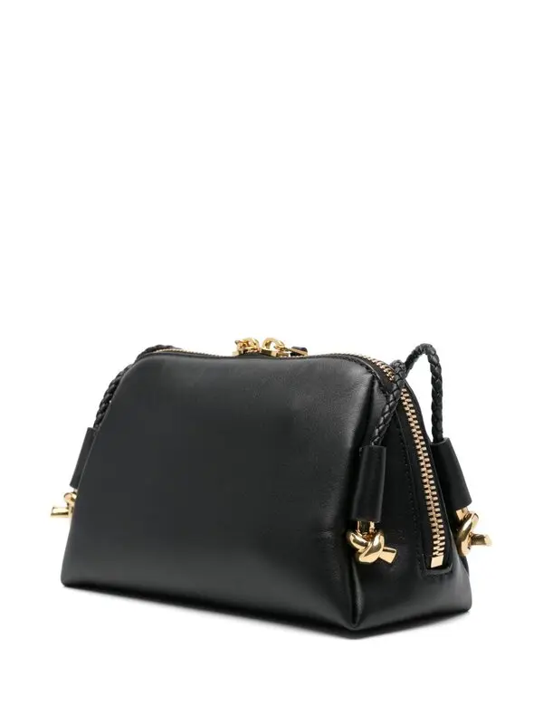 Bottega Veneta Leather Clutch With Top Zip