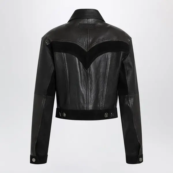 Versace Slim Leather Blouson