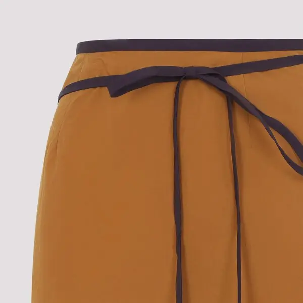 Saint Laurent Nylon Midi Skirt