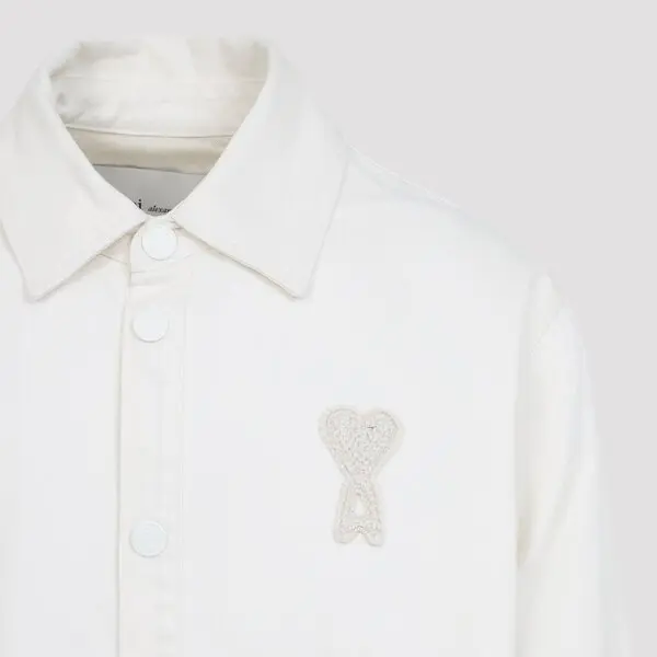 AMI Paris De Coeur Overshirt - White