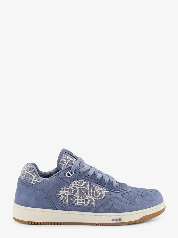 Dior B27 Uptown Oblique Jacquard Fabric And Suede Sneakers - Multicolor