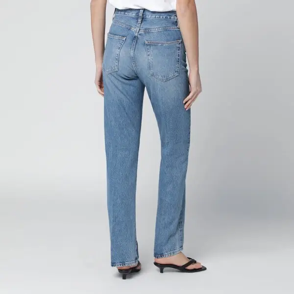 FRAME Light Washed Cotton Denim Jeans
