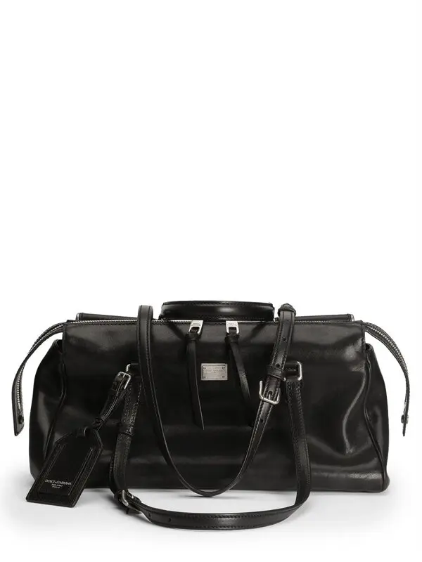 Dolce & Gabbana Victory Leather Bag - Black