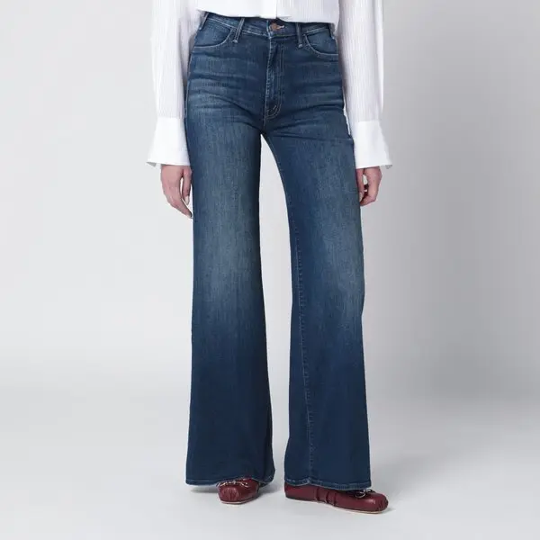 MOTHER Flared Troublemaker Jeans - Blue
