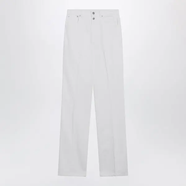 LEMAIRE High-waisted Straight-leg Jeans - White