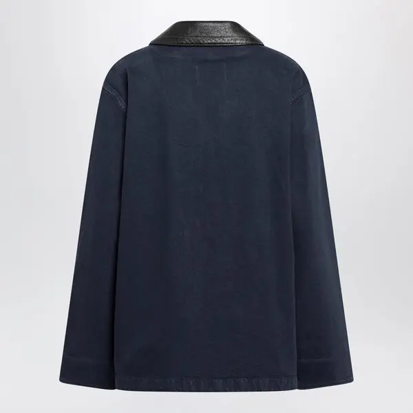Miu Miu Gabardine And Leather Jacket