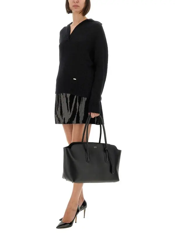 TOM FORD Cashmere And Silk Long Sleeve Polo Shirt - Black