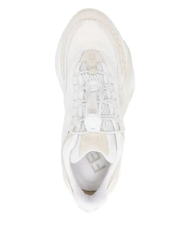 Fendi Flow Leather Sneakers - Multicolor