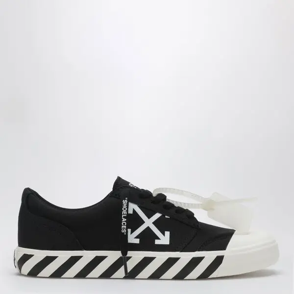 Off-White Vulcanized Low-top Fabric Sneakers - Black