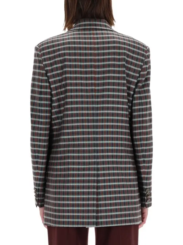 Etro Double-breasted Jacket - Gray