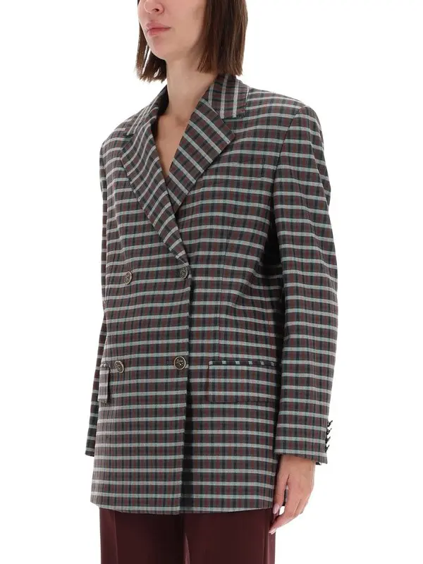 Etro Double-breasted Jacket - Gray