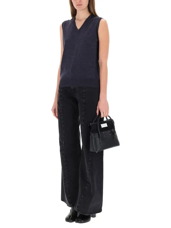 MAISON MARGIELA V-neck Vest Wool