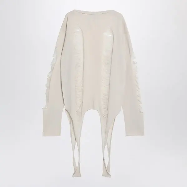 Rick Owens Distressed Wool Sweater