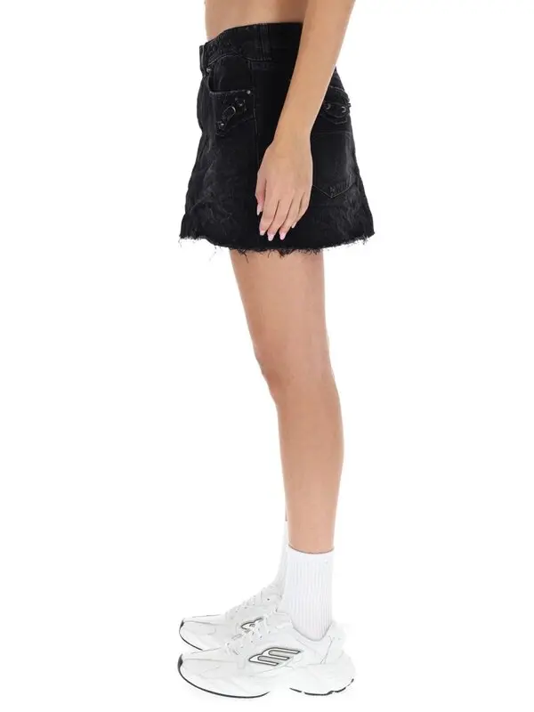 Balenciaga City Miniskirt - Black