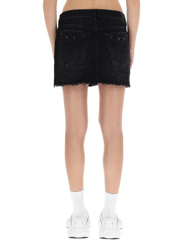 Balenciaga City Miniskirt - Black