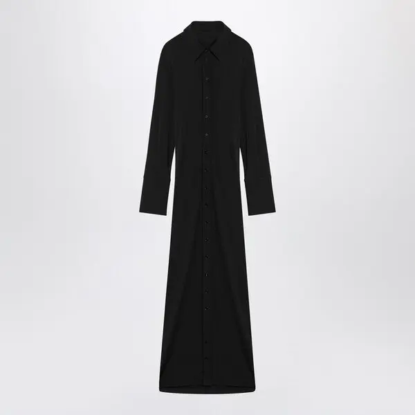 Sportmax Shirt Dress In Viscose Jersey - Black