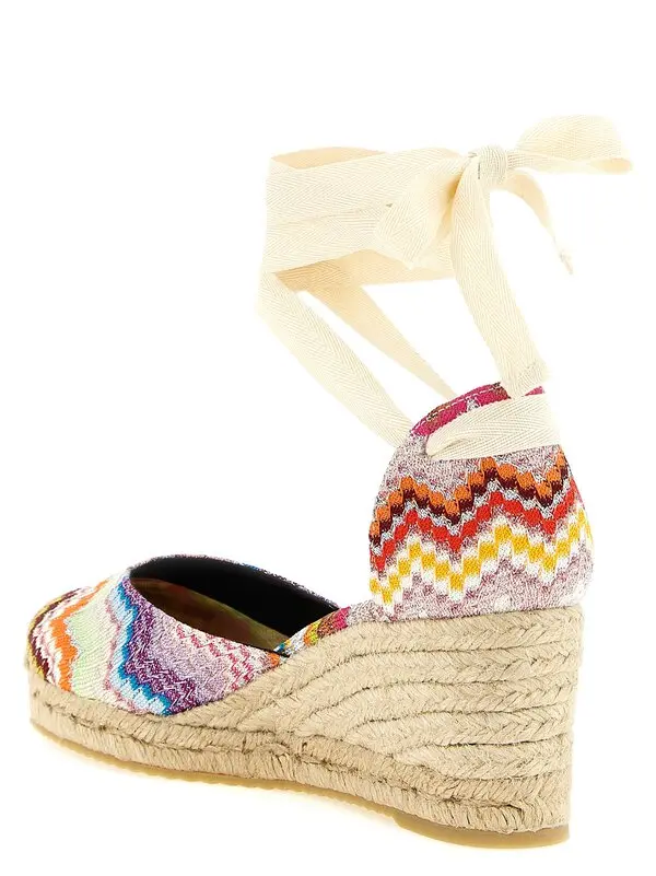 Missoni Eva Zigzag Raschel Fabric Espadrilles