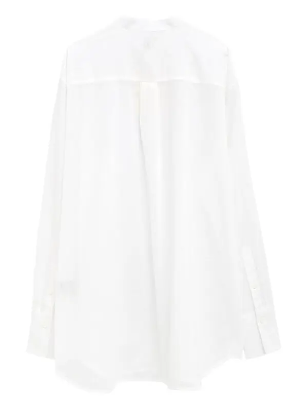 TOTEME Organic Cotton Band Collar Shirt