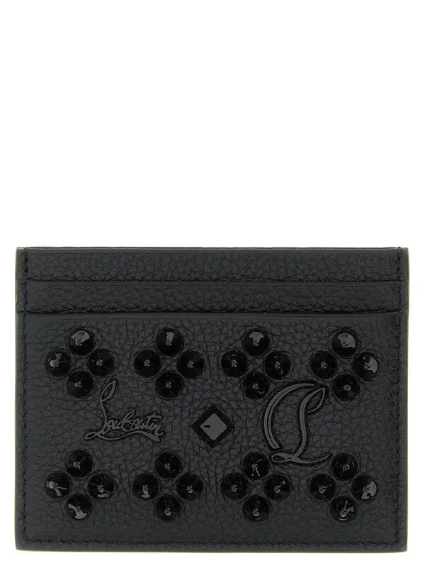 CHRISTIAN LOUBOUTIN Kios’ Card Holder - Black