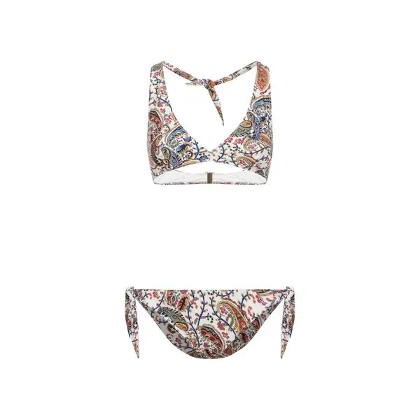 Etro Halterneck Paisley Print Bikini - Multicolor