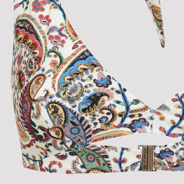 Etro Halterneck Paisley Print Bikini - Multicolor