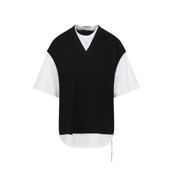 MASTERMIND WORLD Layered Short Sleeves Vest Tee