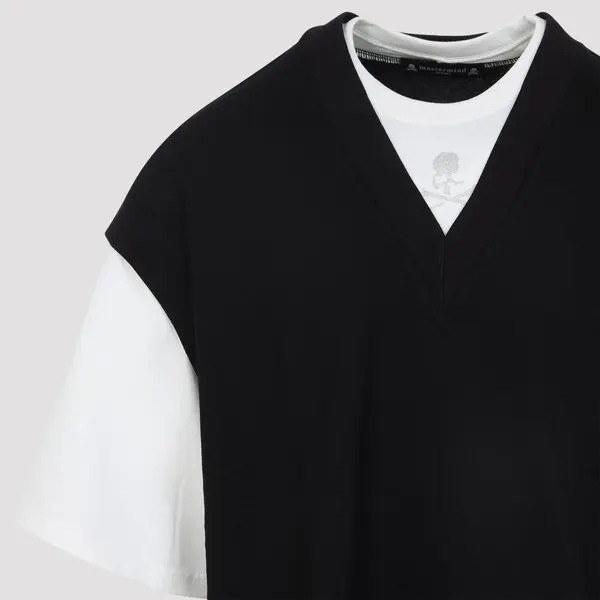 MASTERMIND WORLD Layered Short Sleeves Vest Tee