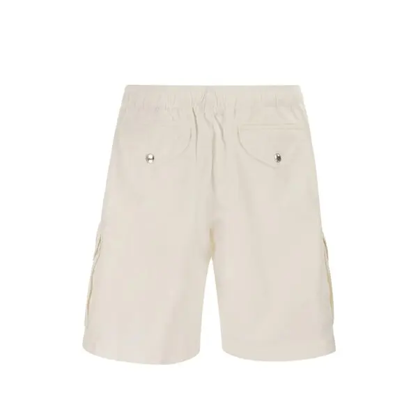 Brunello Cucinelli Cotton Cargo Shorts - Cream