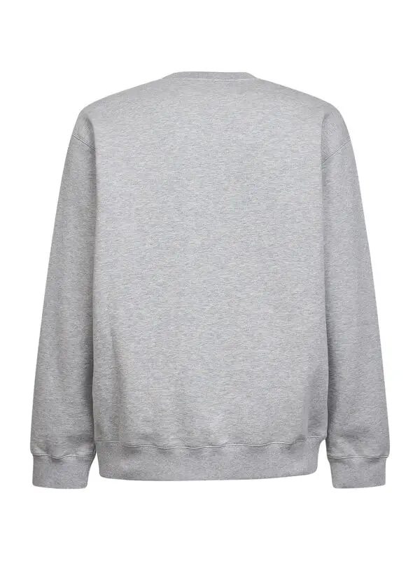 Gucci Melange Grey Cotton Printed Sweatshirt - Multicolor