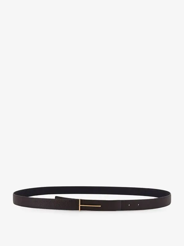 TOM FORD Hammered Leather Belt - Multicolor