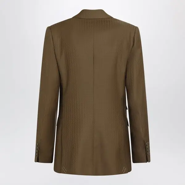 Burberry Single-breasted Wool And Mohair Jacket
