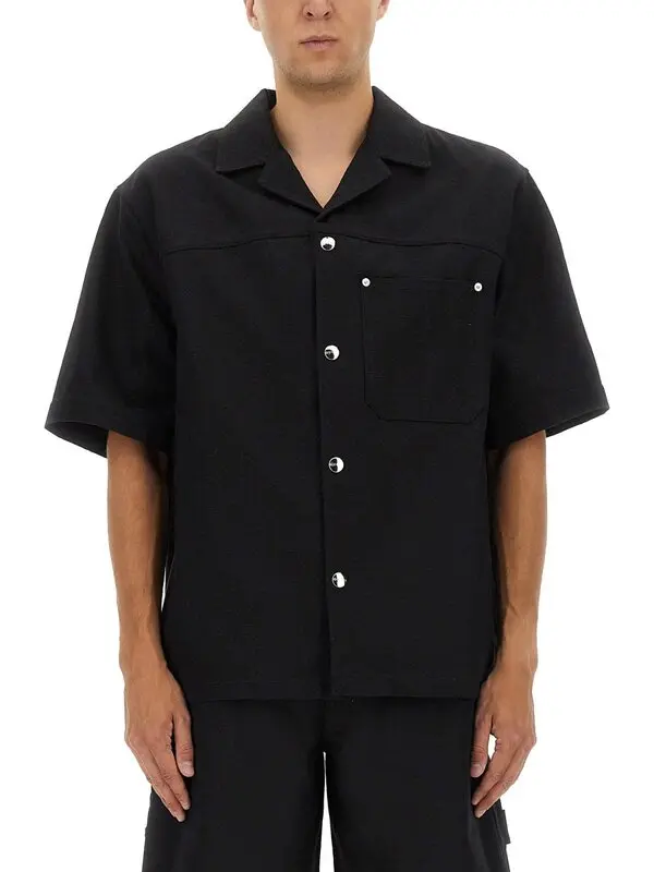 Gucci Gg Jacquard Shirt - Black