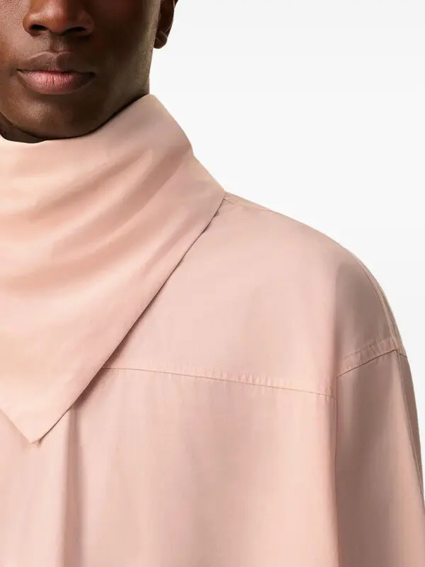 AMI Paris Cotton Bandana Collar Shirt - Multicolor