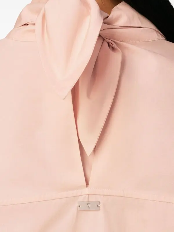 AMI Paris Cotton Bandana Collar Shirt - Multicolor