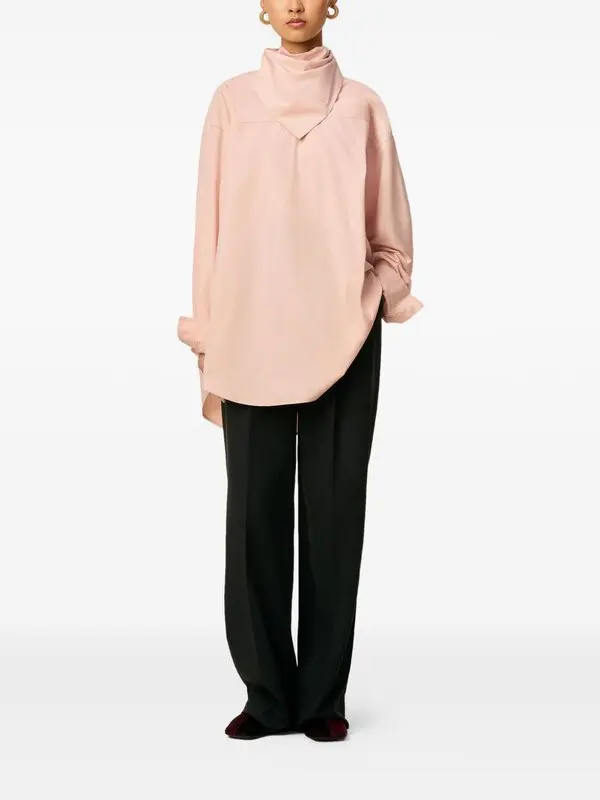 AMI Paris Cotton Bandana Collar Shirt - Multicolor