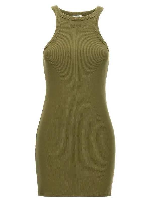 Vetements Ribbed Cotton Racing Tank Dress