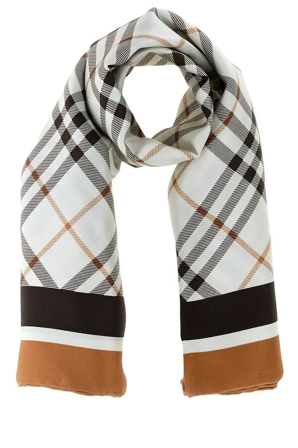 Burberry Printed Silk Foulard - Multicolor